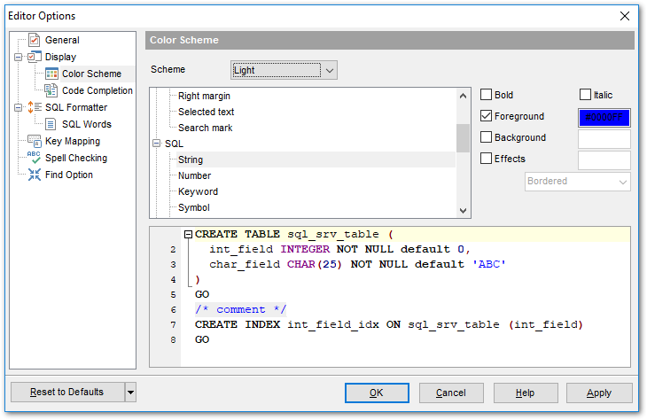Online Documentation for SQL Manager for SQL server | SQLManager